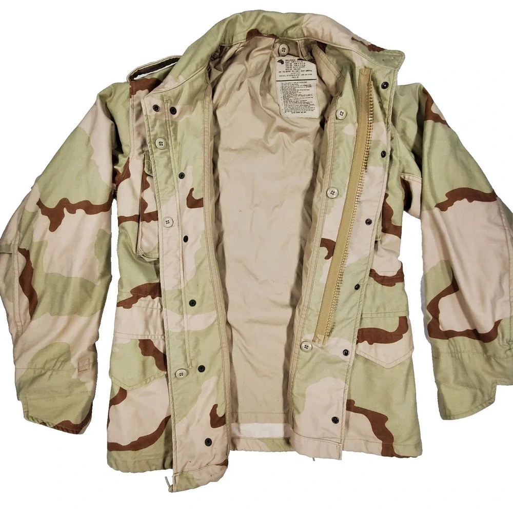 Jackets & Coats | Vintage Us Military Dcu 3 Color Desert Field Jacket ...